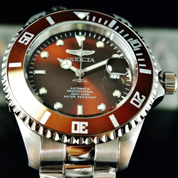 Invicta | Accessories | Sale Mens Pro Diver Automatic Crimson Red Dial ...
